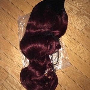 Accessories | Kayla 22 Ombr Wine Synthetic Wig Nwt | Poshmark